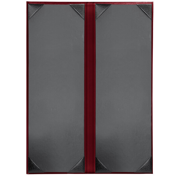 H. Risch, Inc. OM-2V Oakmont 4 1/4" x 14" Customizable 2-Panel Menu ...