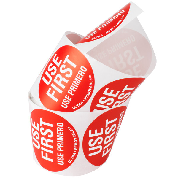 National Checking Company UF4911 3" Use First Ultra Removable Label ...