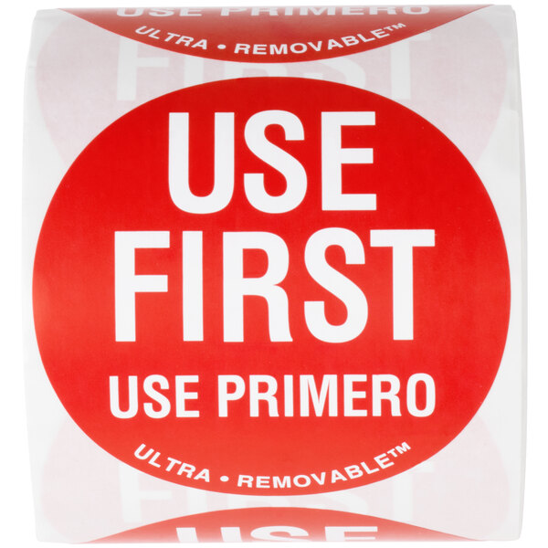 National Checking Company UF4911 3" Use First Ultra Removable Label ...