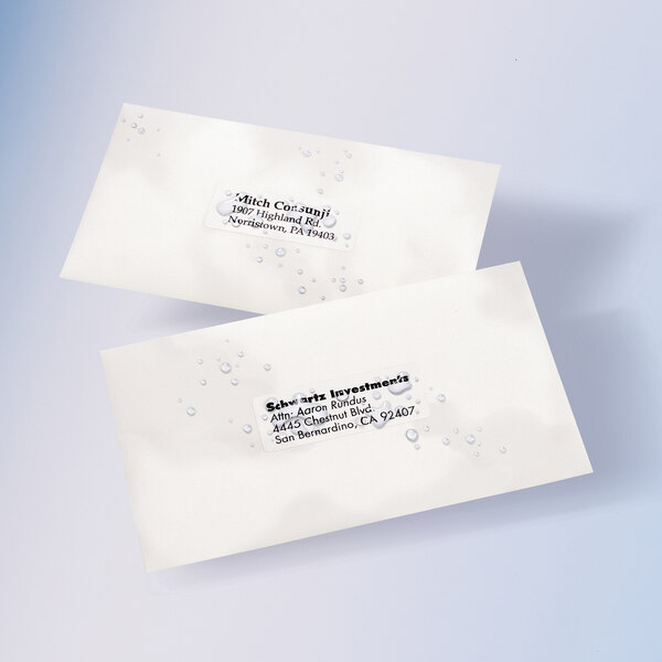 Avery® 95520 Waterproof 2 5/8" x 1" White Mailing Labels with Ultrahold ...