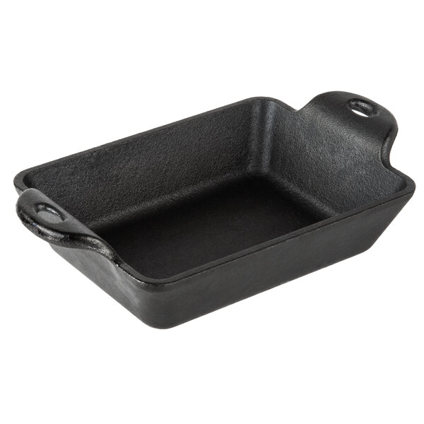 Lodge HMS14RC 14 oz. Pre-Seasoned Heat-Treated Mini Cast Iron ...
