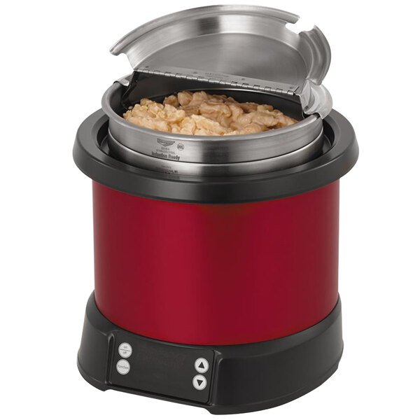 Vollrath 7470140 Mirage 7 Qt. Red Induction Rethermalizer - 120V, 800W
