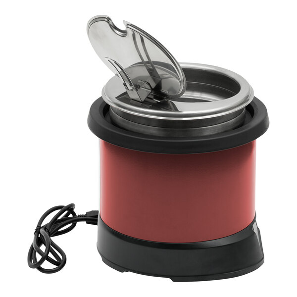 Vollrath 7470140 Mirage 7 Qt. Red Induction Rethermalizer - 120V, 800W