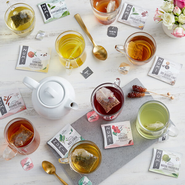 Numi White Rose Tea |Numi Organic White Rose Tea Bags - 16/Box