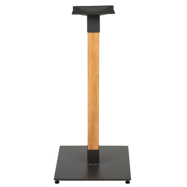 Lancaster Table & Seating Antique Natural Industrial Wooden Bar Height ...