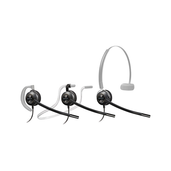 Plantronics HW540 EncorePro Black Monaural Convertible Wideband Noise ...