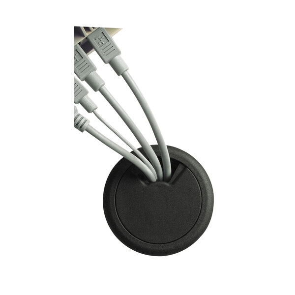 Master Caster 00202 2 3/8" Black Adjustable Grommet