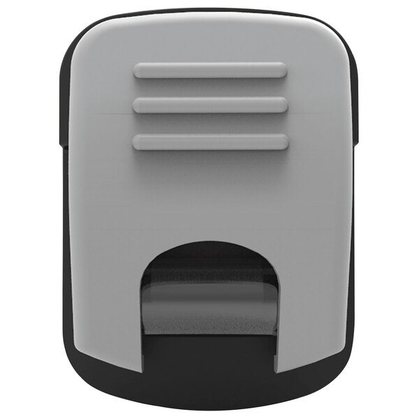 Advantus 91172 1 3/4" x 1 1/4" Gray Magnetic / Adhesive Clip - 10/Box