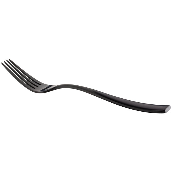 Bon Chef S3017BM Manhattan 8 3/8" 18/10 Extra Heavy Weight Matte Black ...