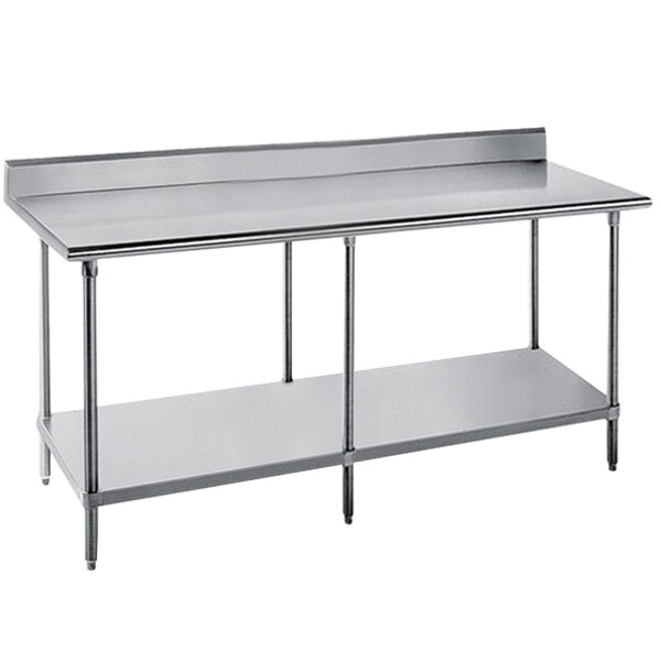 Advance Tabco SKG-2411 24" x 132" 16 Gauge Super Saver Stainless Steel ...