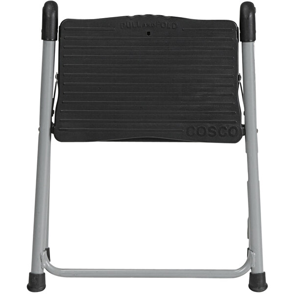 Cosco 11014PBL1E Platinum / Black One-Step Folding Step Stool