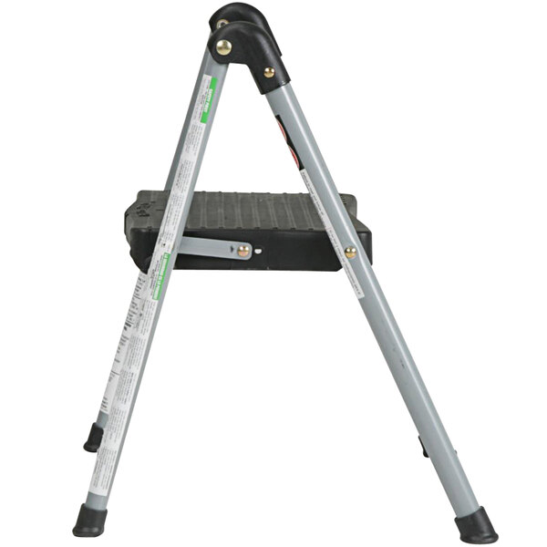 Cosco 11014PBL1E Platinum / Black One-Step Folding Step Stool