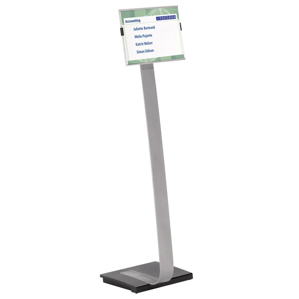 Durable 481423 40 1/2" - 46 1/2" Metal Stand with 8 1/2" x 11 ...