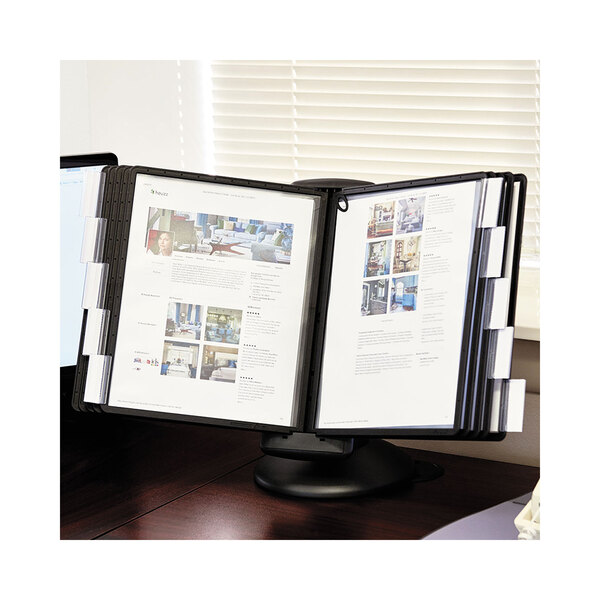 Durable 553901 SHERPA Black Borders Letter Sized 10 Panel Motion ...