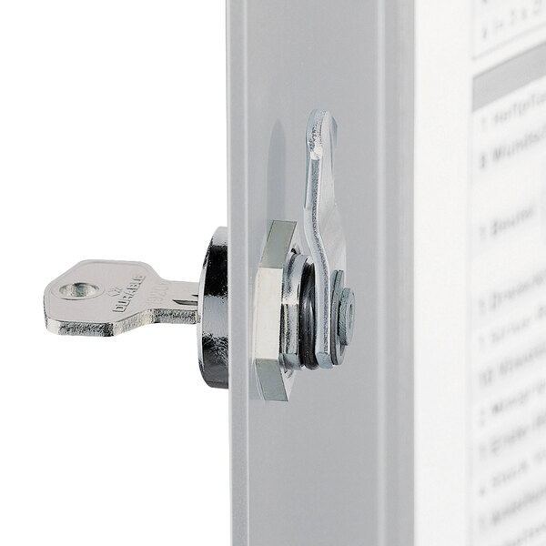 Durable 195223 Silver Brushed Aluminum 36 Key Locking Key Cabinet - 11 ...