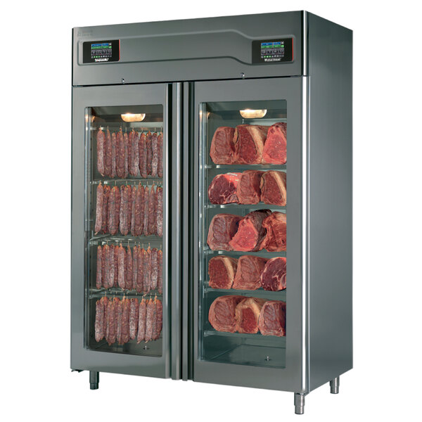 Maturmeat 58" Glass Door Stainless Steel Meat Aging and Curing Cabinet ...