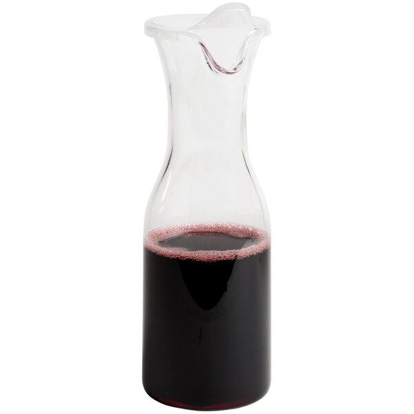 GET BW-1100-CL 36 oz. Customizable Polycarbonate Wine / Juice Decanter ...