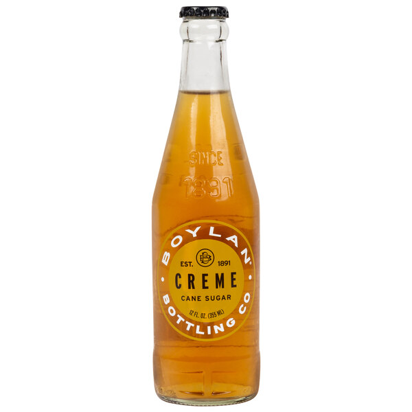Boylan Bottling Co. Natural Creme Soda 12 fl. oz. 4-Pack - 6/Case