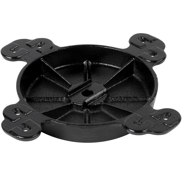 Lancaster Table & Seating Cast Iron 22" Round Black 4" Counter Height ...