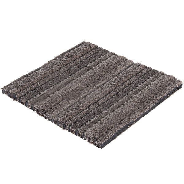 Cactus Mat 29-T Tire-Tex 1' x 1' Gray Carpet Tile - 3/8" Thick