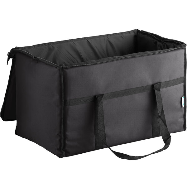 Choice Insulated Food Delivery Bag - Black Nylon