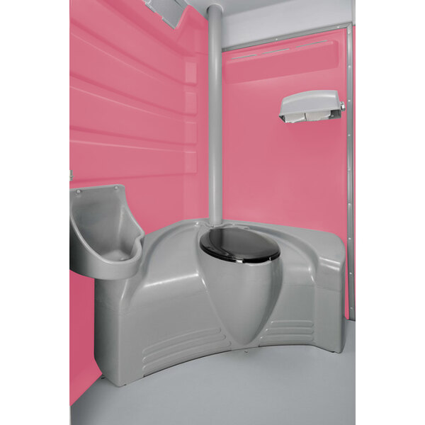 PolyJohn FS3-3012 Fleet Pink Premium Portable Restroom with Freshwater ...