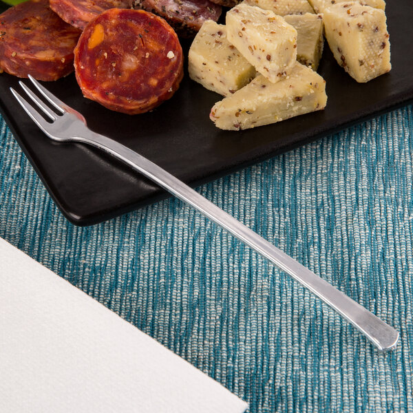 Fineline Tiny Temptations 6510-SV 6" Tiny Tasters Silver Look Plastic ...