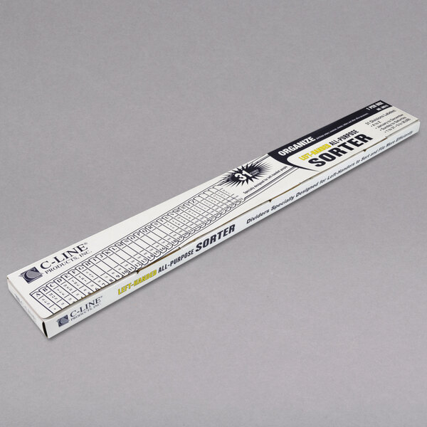 C-Line Products 30515 Blue Left-Handed Alphabetical / Numerical / Monthly / Daily All-Purpose ...