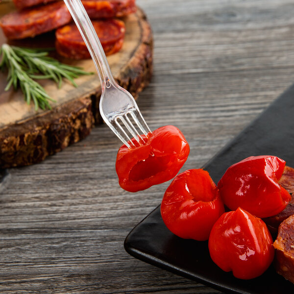 Clear Plastic Cocktail Forks (6" Mini Forks) - 400/Case