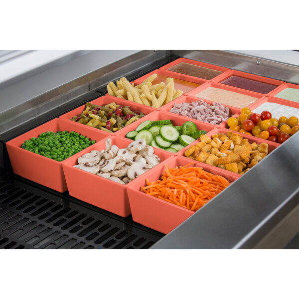 Tablecraft CW5020SNX Simple Solutions 1/9 Size Sunset Orange Cast ...