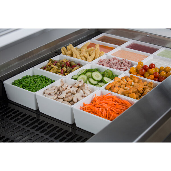 Tablecraft CW5016W Simple Solutions 1/6 Size White Cast Aluminum ...
