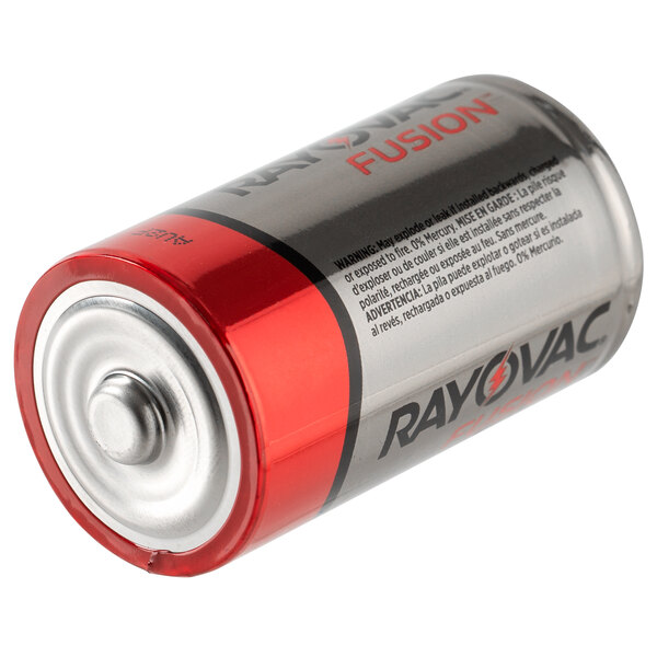 Rayovac 813-4TFUSK Fusion D Advanced Alkaline Batteries - 4/Pack