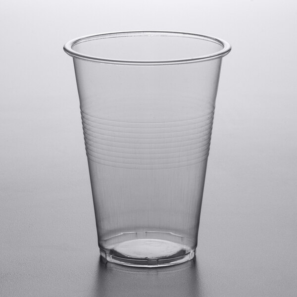 Choice 10 oz. Translucent Thin Wall Plastic Cold Cup - 100/Pack