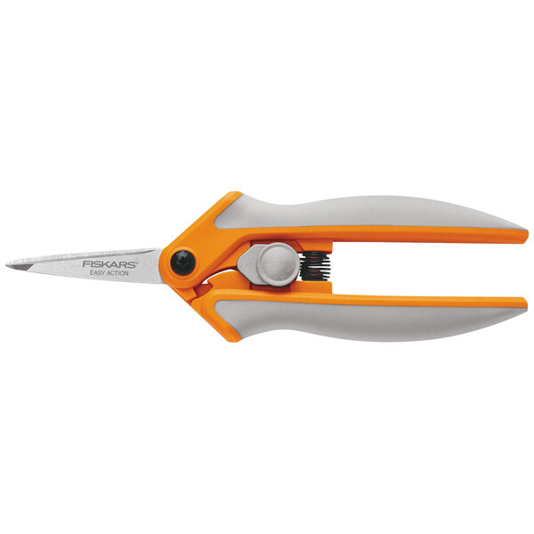 Fiskars 1905001001 5" Stainless Steel Micro-Tip Easy-Action Scissors ...