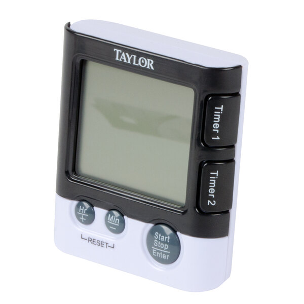 Taylor 5828 Digital Dual Event 24 Hour Kitchen Timer with Clock and Date