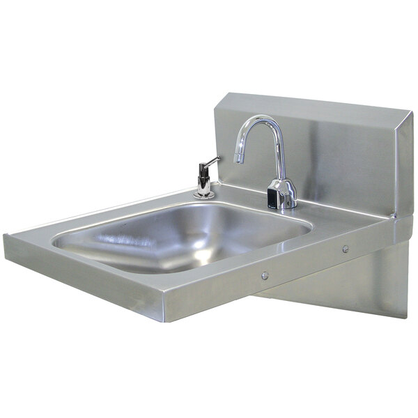 Advance Tabco 7-PS-26 Hands Free Hand Sink with Soap Dispenser - ADA ...