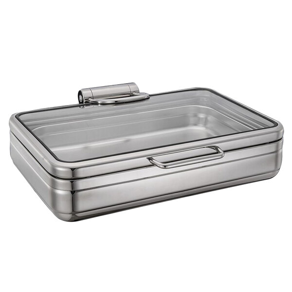 Bon Chef 22000 Magnifico 9.5 Qt. Rectangular Stainless Steel Hinged Top ...