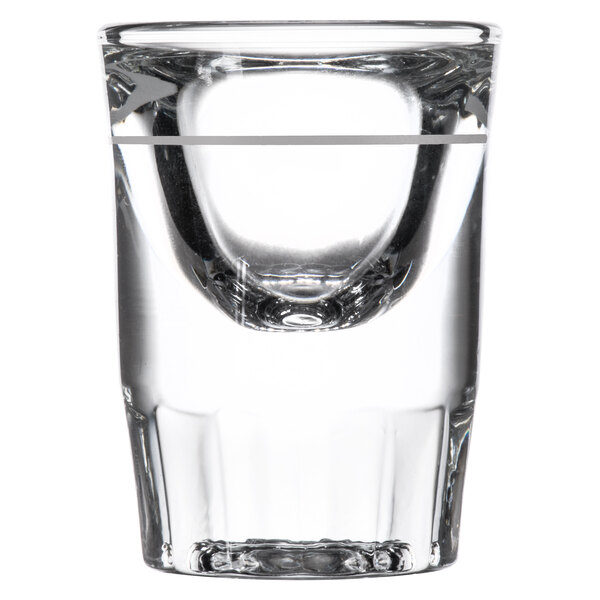 Libbey 5135/S0617 1.25 oz. Fluted Shot Glass with .5 oz. Pour Line - 12 ...