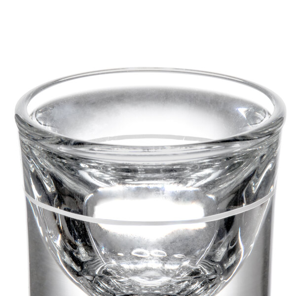 Libbey 5135/S0617 1.25 oz. Fluted Shot Glass with .5 oz. Pour Line - 12 ...