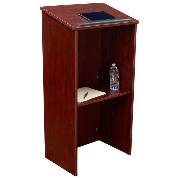 Oklahoma Sound 222-MY Mahogany Finish Full Floor Host Stand