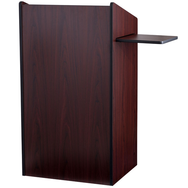 Oklahoma Sound 600-MY Mahogany Finish Aristocrat Floor Host Stand