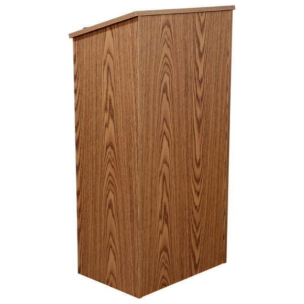 Oklahoma Sound 222-MO Medium Oak Finish Full Floor Host Stand