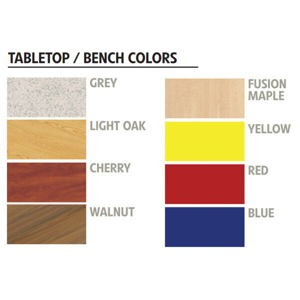 National Public Seating MTFB12-MDPECR 12' Customizable Rectangular ...