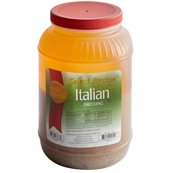 AAK Select Recipe Traditional Italian Dressing 1 Gallon Container