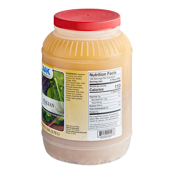 AAK Select Recipe Traditional Italian Dressing 1 Gallon Container