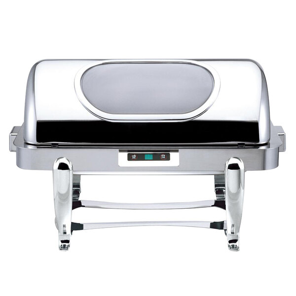 Bon Chef 16040CH Roman Elite 6 Qt. Rectangular Chrome Electric Chafer ...