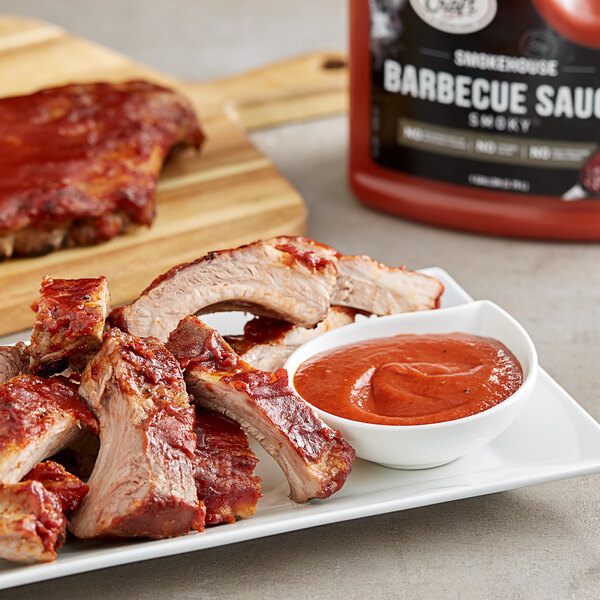 Sauce Craft Select Hickory Smoked BBQ Sauce 1 Gallon - 4/Case