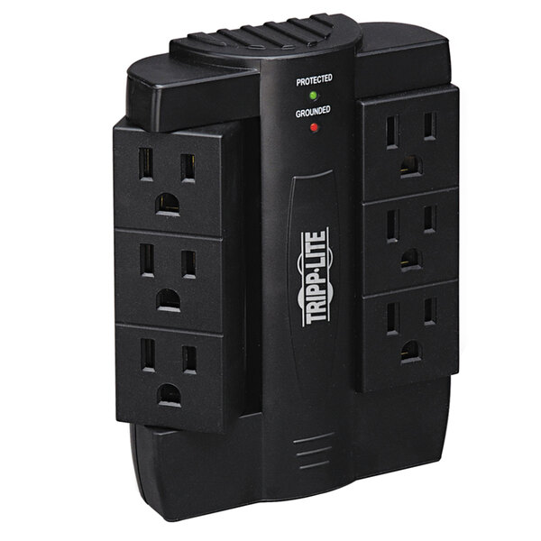Tripp Lite SWIVEL6 Black 6 Swivel Outlet Direct Plug-In Surge ...
