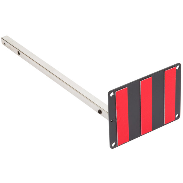 Turn-O-Matic Red Manual Take-a-Number Countertop Kit with White Tickets