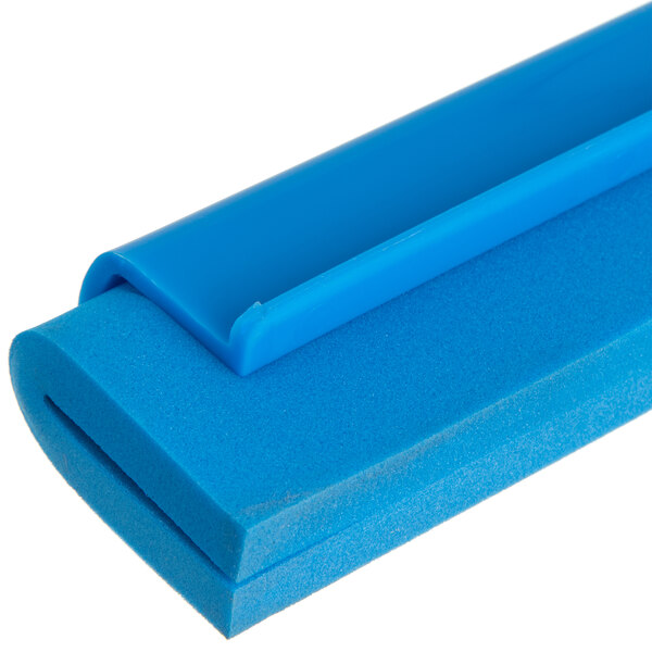 Carlisle 4156814 Flo-Pac 24" Blue Double Foam Floor Squeegee with ...